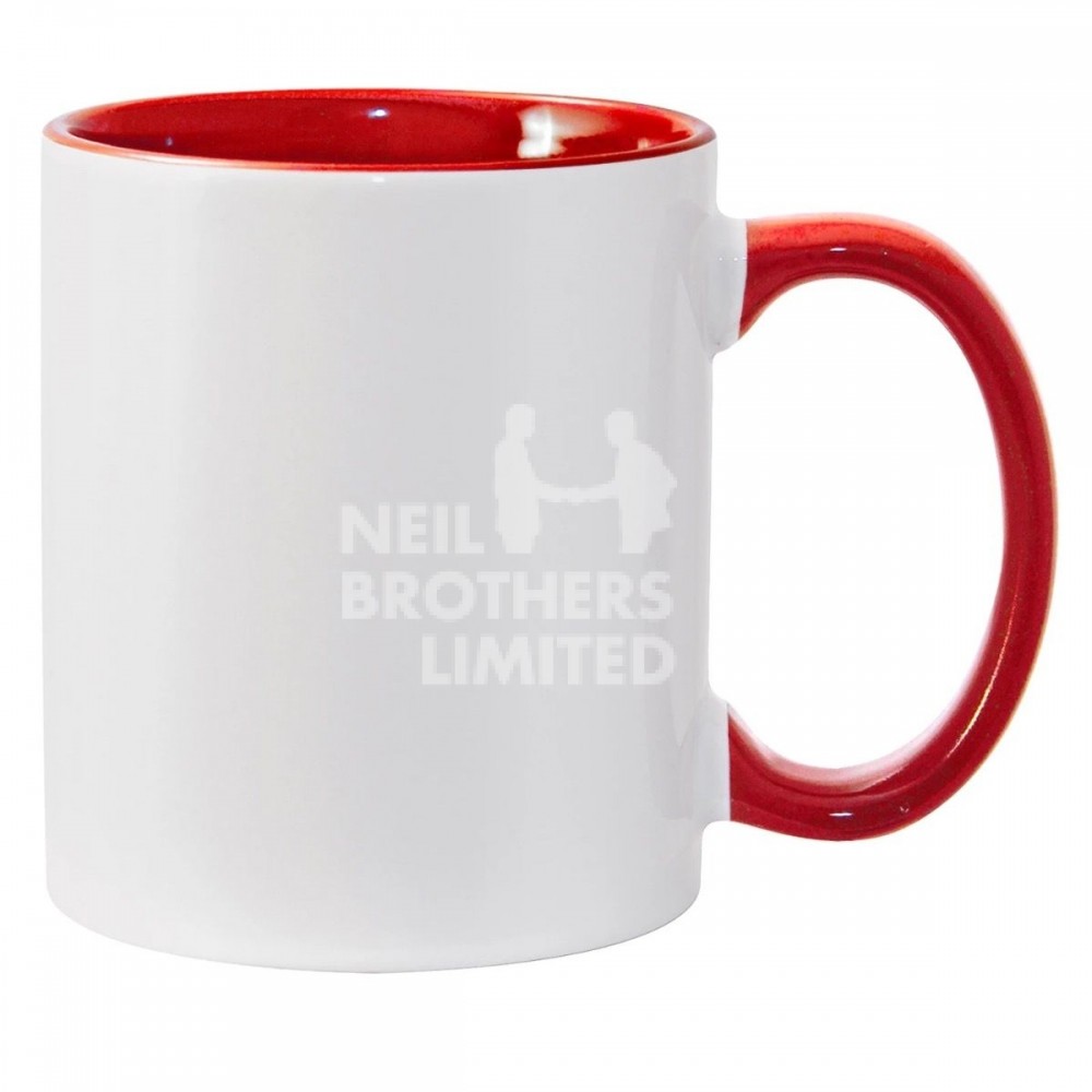 11oz Inner & Handle Red - Mugs